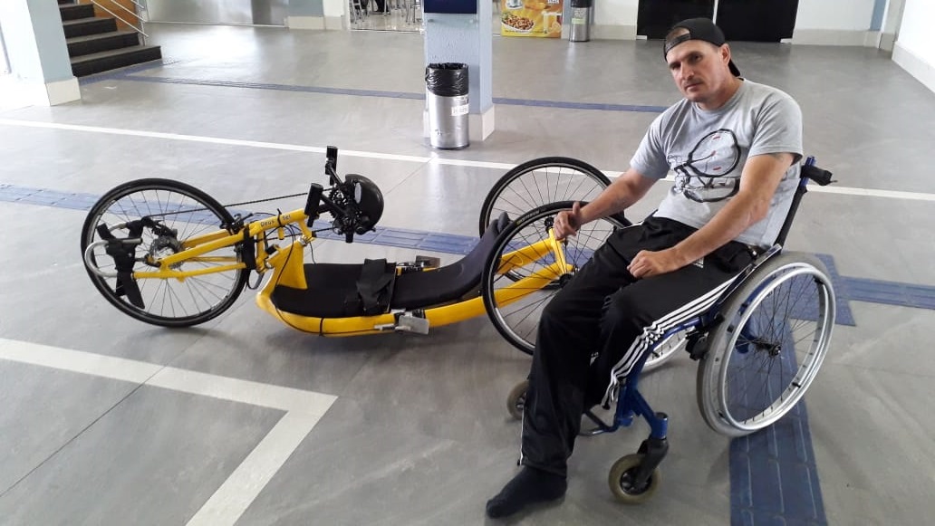 Paratleta representa Balneário Camboriú na Copa Brasil de Paraciclismo