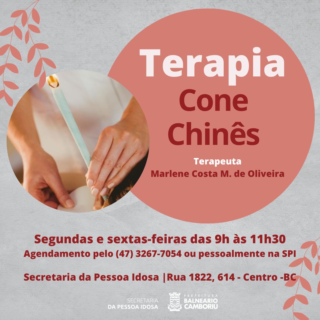 Técnica do Cone Chinês será aplicada na Secretaria da Pessoa Idosa de BC