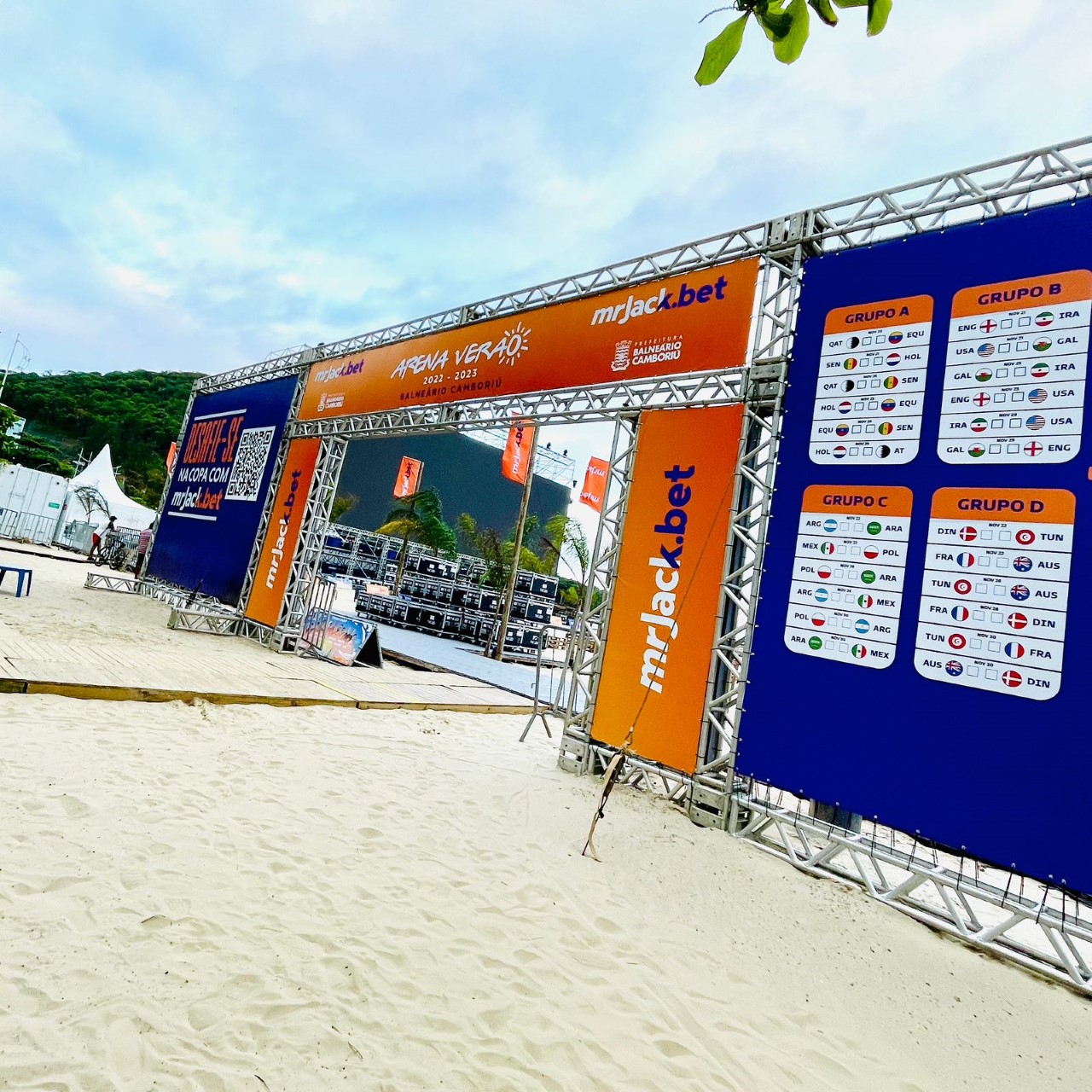 Arena de Verão de Balneário Camboriú abre oficialmente neste sábado Arena de Verão de Balneário Camboriú abre oficialmente neste sábado