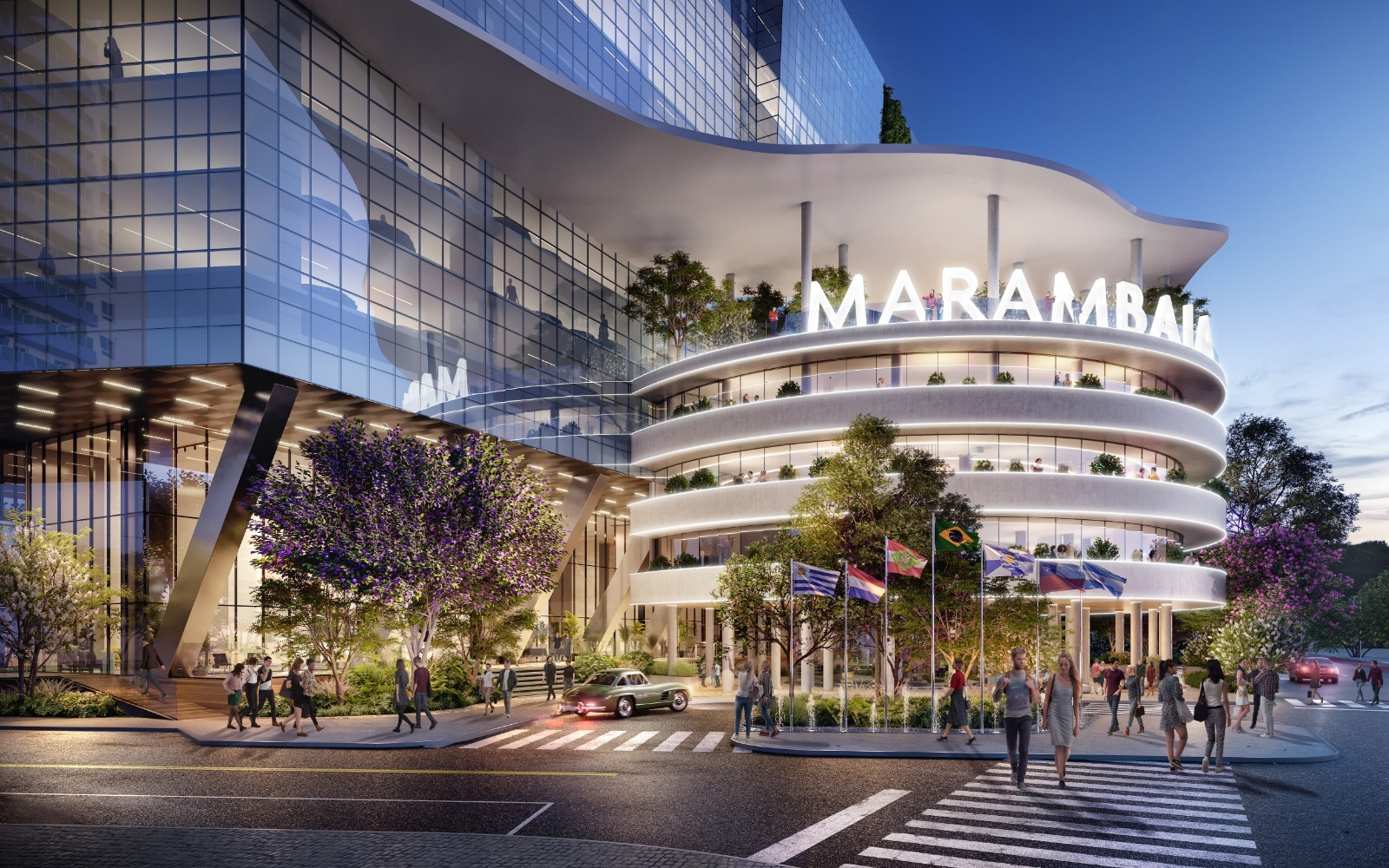 FOTOS: projeto para ampliação do Marambaia Hotel preserva a arquitetura ...