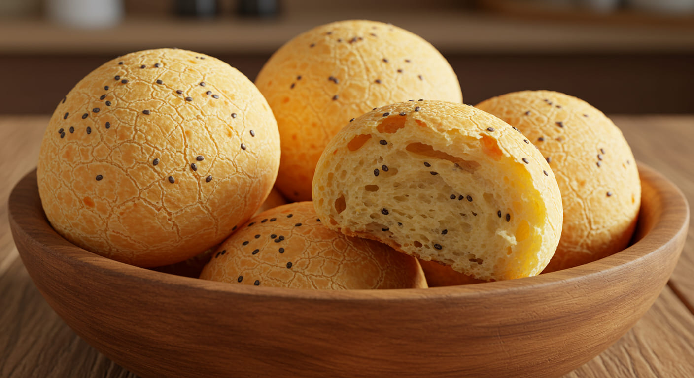 Receita de Pão de Queijo com Chia: Fácil e Delicioso